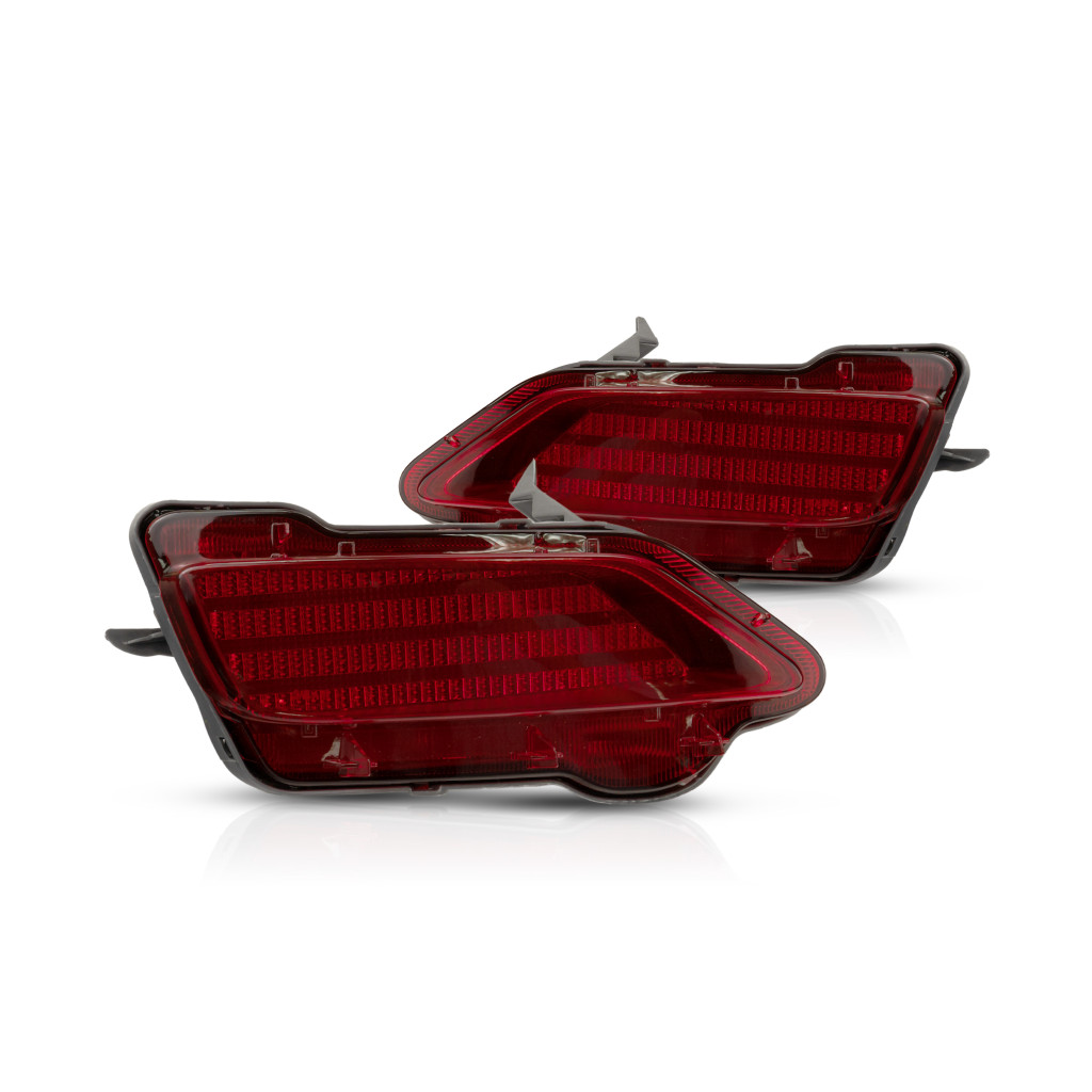 For 2013 2014 2015 Toyota RAV4 Rear Bumper Reflector Pair CAPA ...