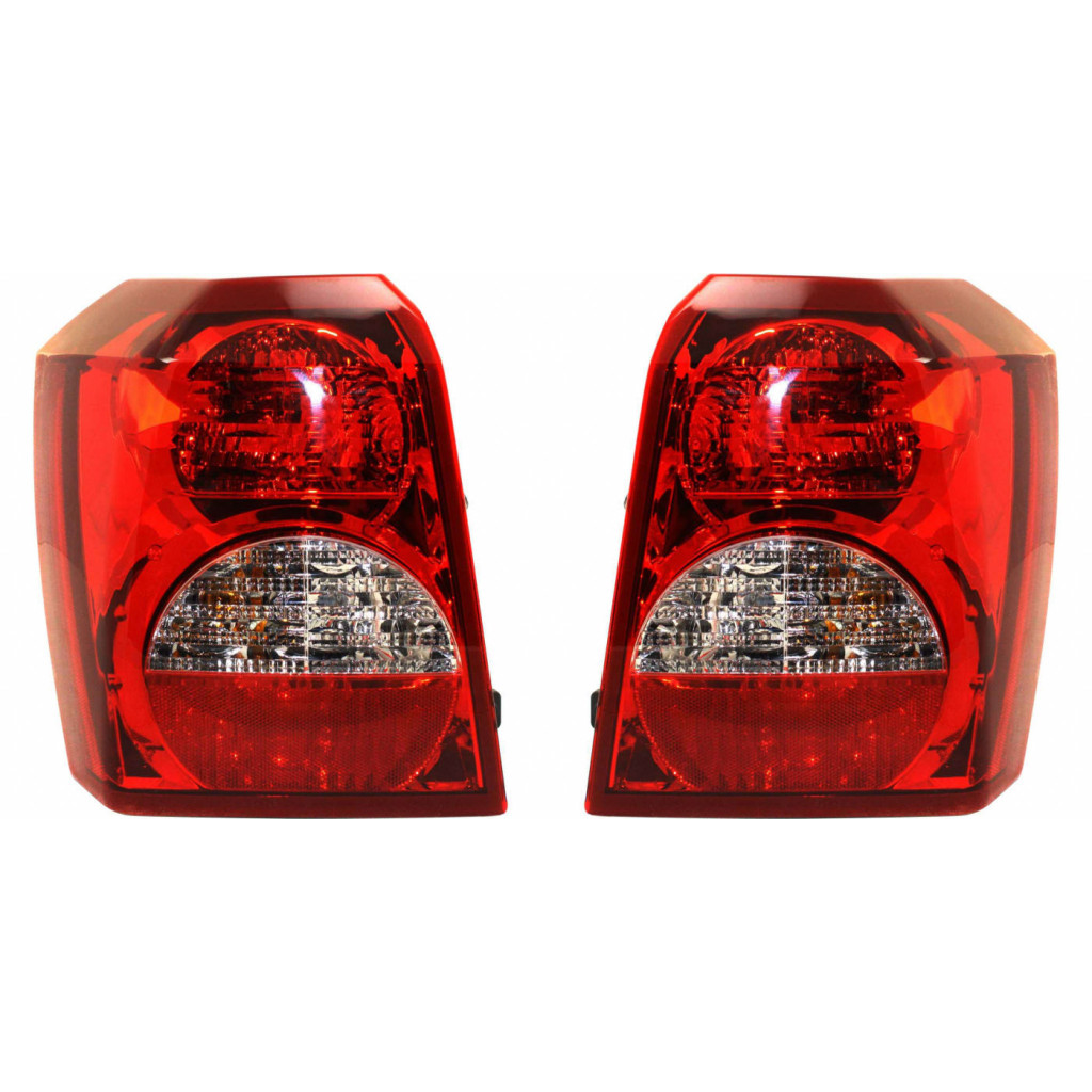 For Dodge Caliber Tail Light 2008 2009 2010 Pair Passenger & Driver ...